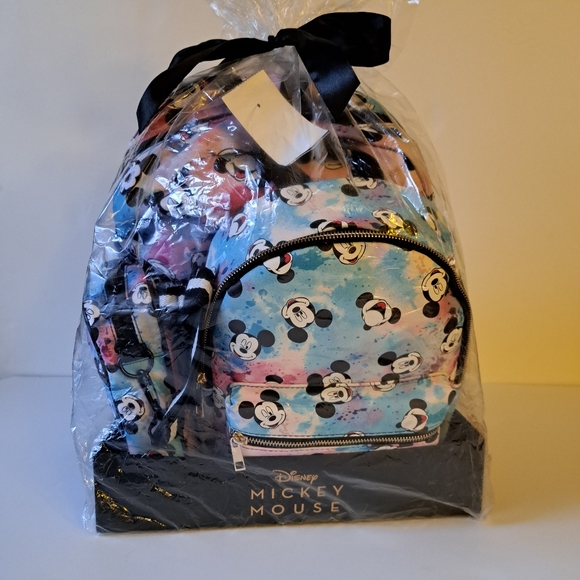 Disney | Bags | Disney Multicolored Mickey Mouse 3 Bag Bundle | Poshmark